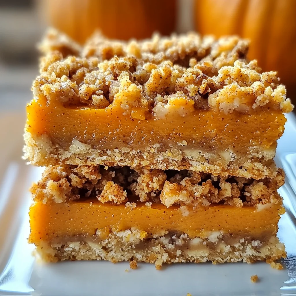 Pumpkin Pie Crumble Bars – Easy Fall Dessert Recipe